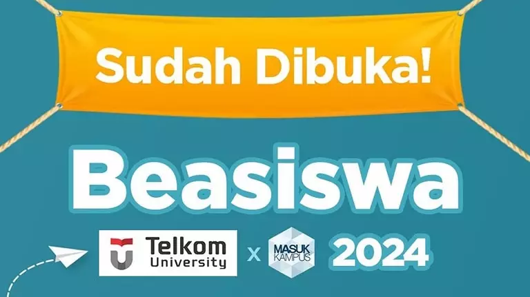 Beasiswa Untuk Mahasiswa Baru Tahun 2024 Dari Telkom University x MasukKampus - Mahasiswa Update