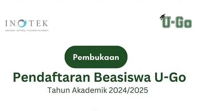 Beasiswa U-Go 2024 Untuk Pelajar SMA dan Mahasiswa - Mahasiswa Update